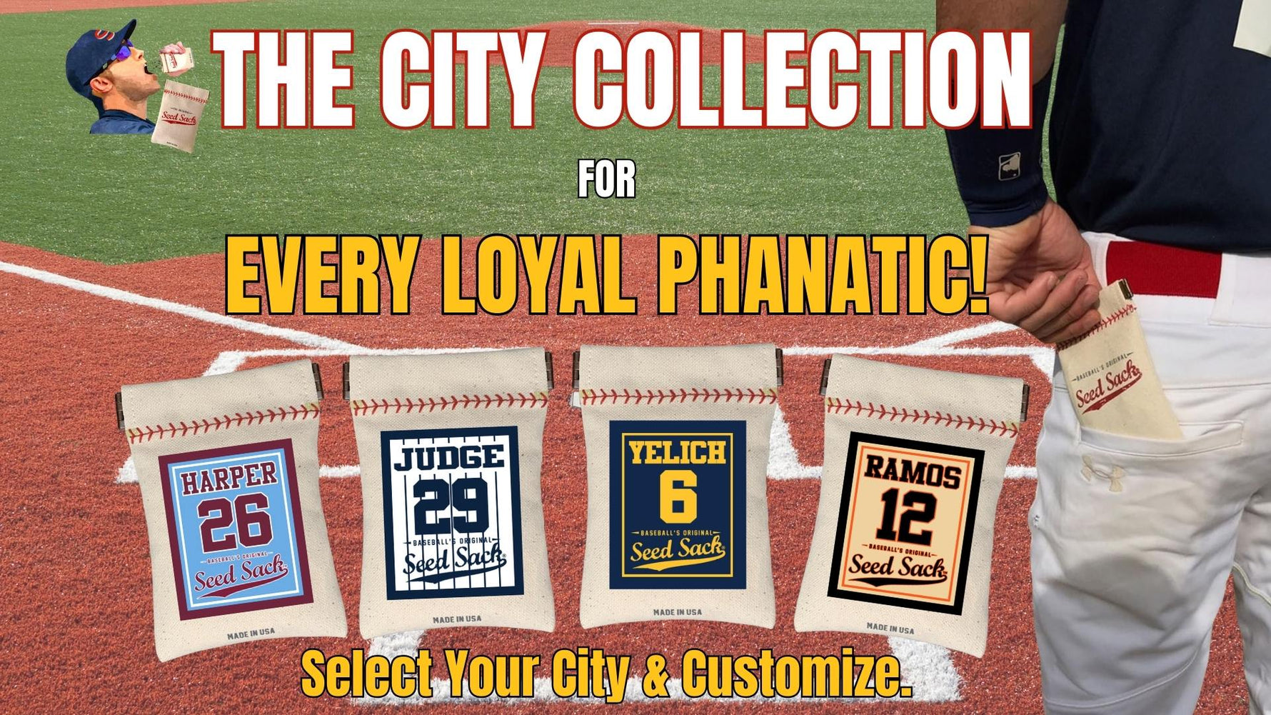 Baseball's Original Seed Sack - Pocket Squeeze Pouch ⚾ – BASEBALL'S ...